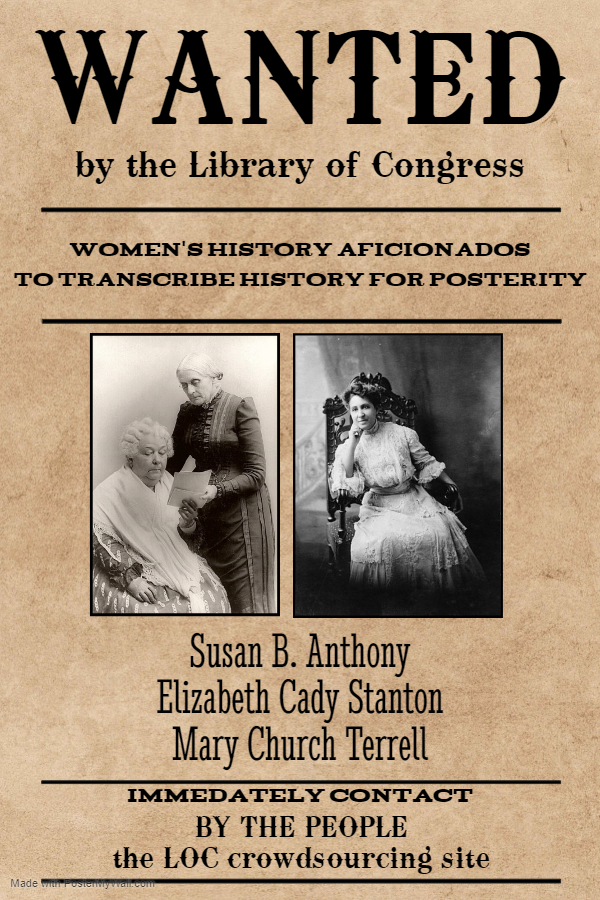 Susan B Anthony Wanted Poster